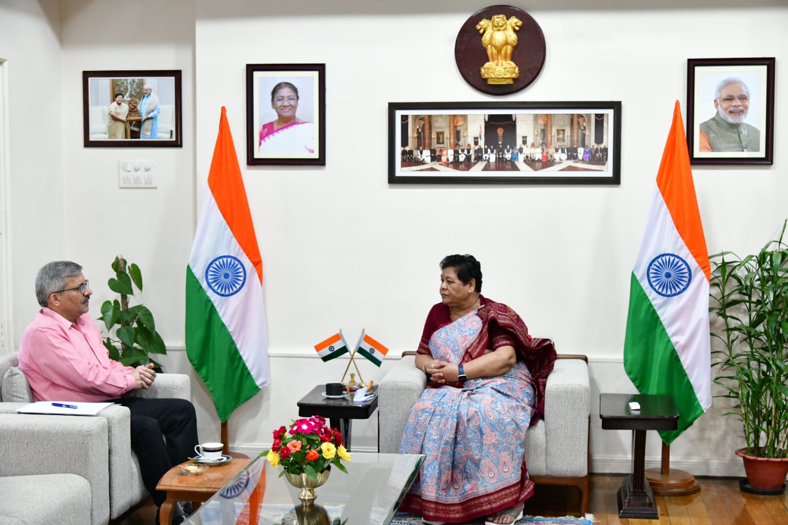 Chief Secretary, Manipur met Hon’ble Governor of Manipur, Miss Anusuiya ...